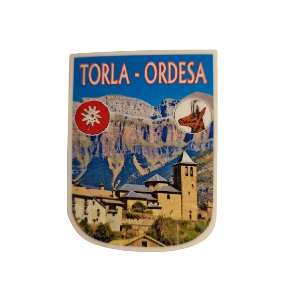 Pegatina Torla-Ordesa. - ordesa.com